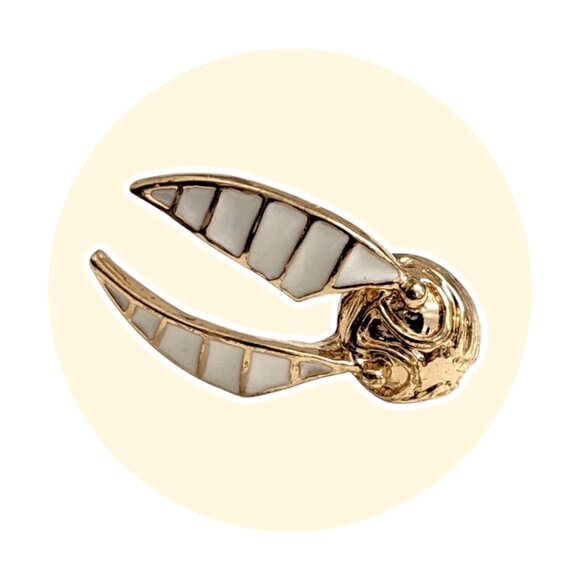 Warner Bros. | Jewelry | Harry Potter Tiny Pin Quidditch Golden Snitch ...